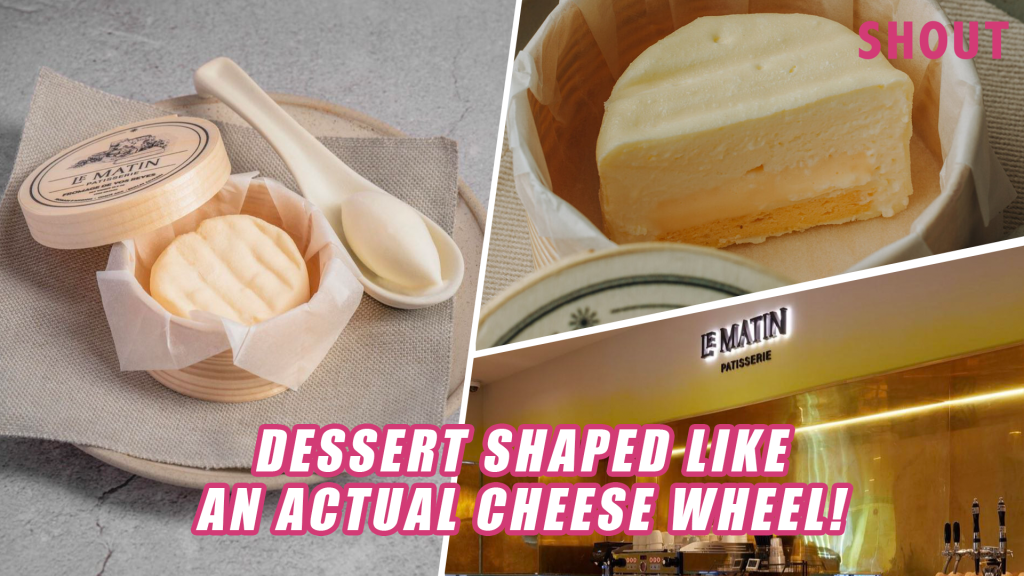 THIS LUXE & CREAMY CHEESE WHEEL-SHAPED DESSERT FROM LE MATIN ONLY HAS ...