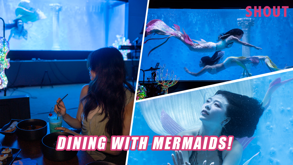 “UNDERWATER” DINING AT THIS ETHEREAL MERMAID BAR WITH FREE LIVE MERMAID ...