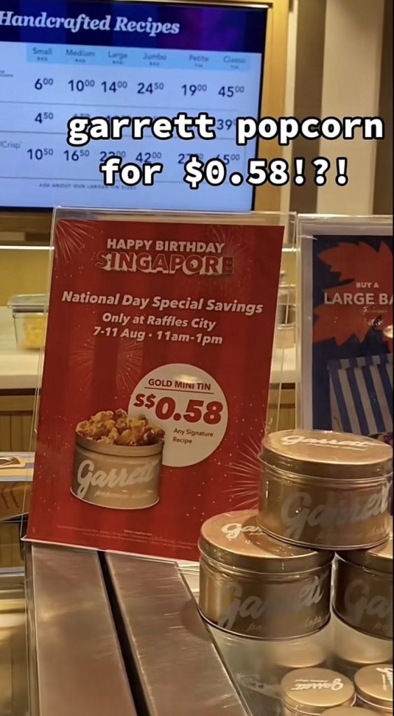GARRETT POPCORN FOR JUST $0.58 WITH FREE GOLD METAL MINI TIN, TILL 11TH ...