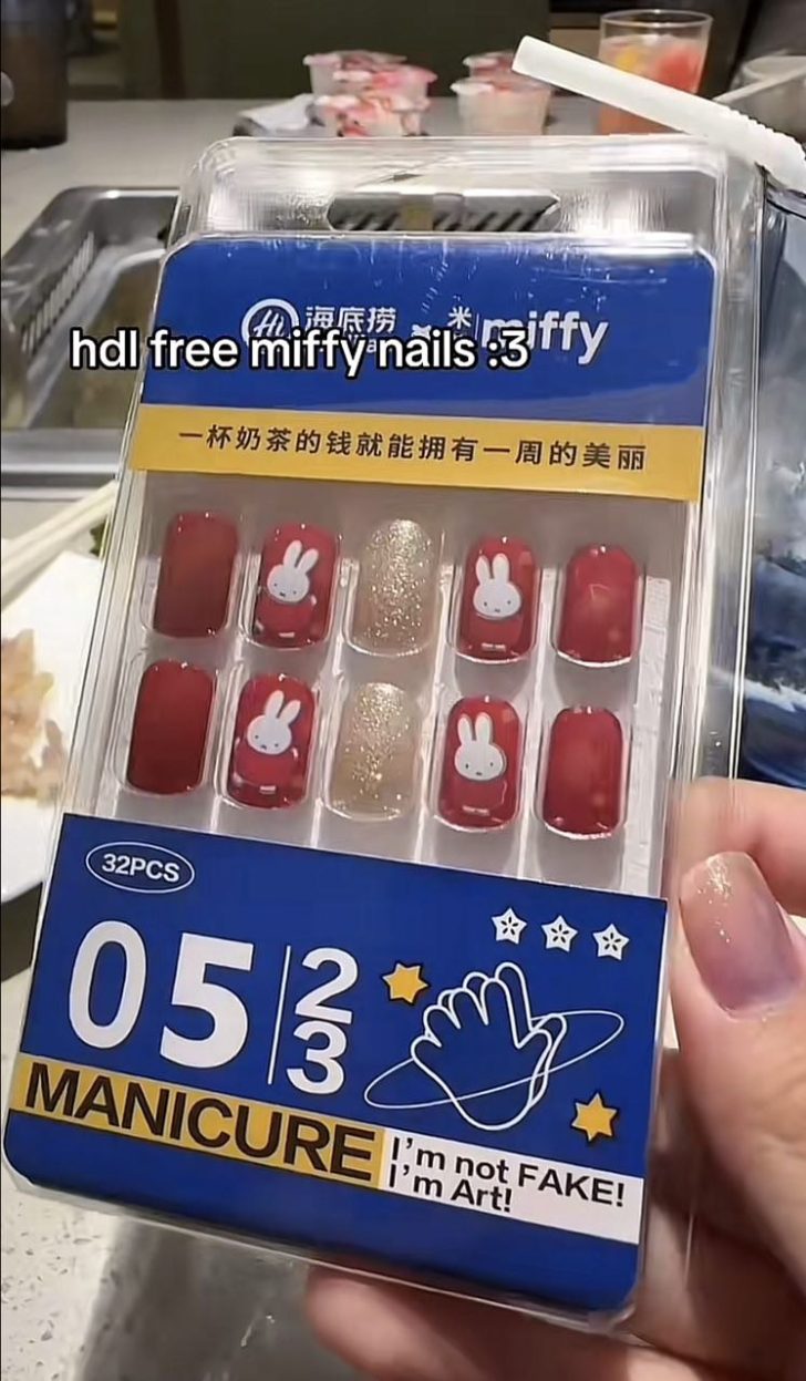 REDEEM FREE EXCLUSIVE MIFFY PRESS-ON DIY NAIL KITS FROM SELECTED HAIDILAO OUTLETS! - Shout