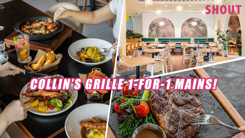 1-FOR-1 WEEKDAY LUNCH AT COLLIN’S GRILL FROM $10++ PER PERSON: INCLUDES ...