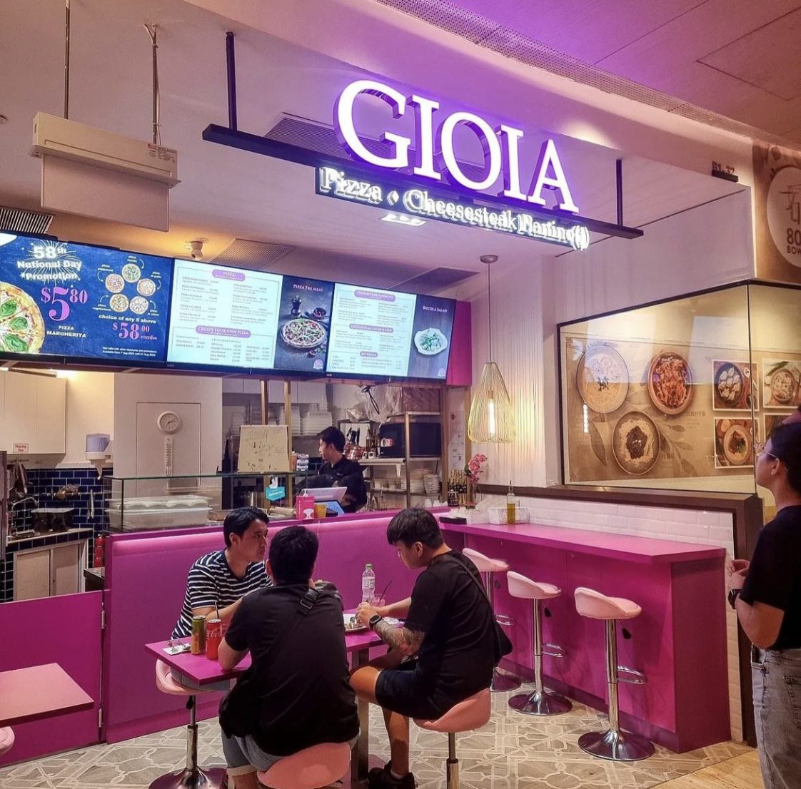 GIOIA PIZZA: HALAL PINK-THEMED PIZZERIA WITH AUTHENTIC ITALIAN PIZZAS ...