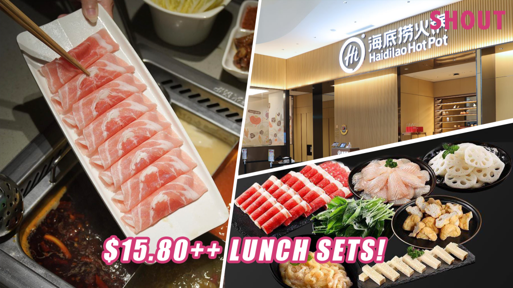 $15.80++ WEEKDAY SET LUNCH AT HAIDILAO WITH MEAT & VEGETABLE PLATTERS ...