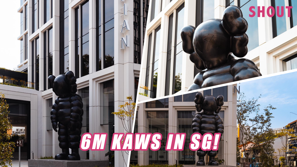 6 METRE-TALL KAWS ART SCULPTURE ARRIVES AT THE MONDRIAN SINGAPORE! - Shout