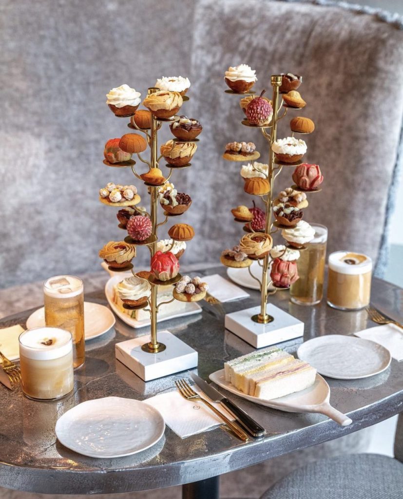 LUXE HIGH TEA SET AT CÉDRIC GROLET SINGAPORE COMES IN A GOLDEN “TREE ...