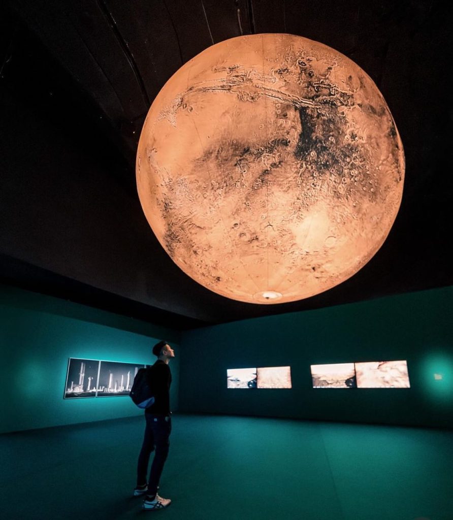 GIANT GLOWING MARTIAN PLANET AT NEW SPACE-THEMED EXHIBITION, MARS: THE ...