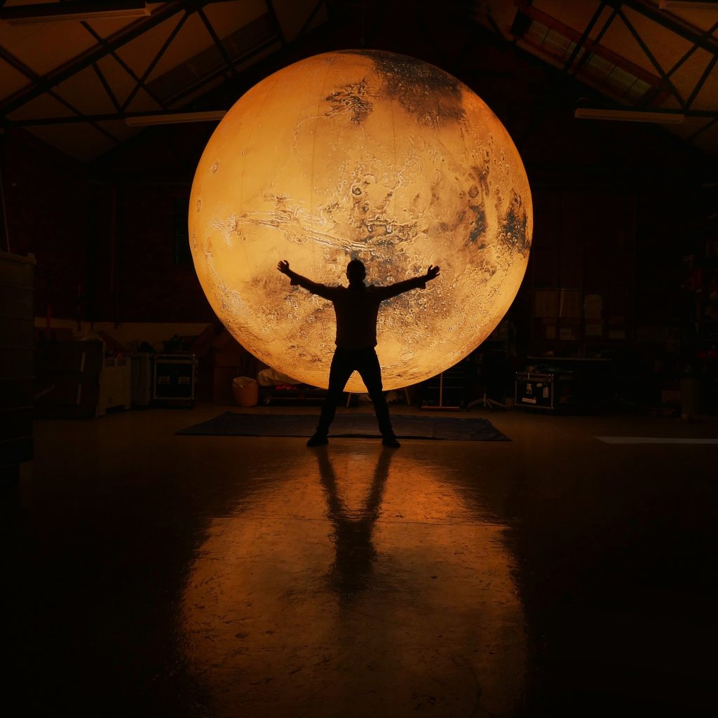 GIANT GLOWING MARTIAN PLANET AT NEW SPACE-THEMED EXHIBITION, MARS: THE ...