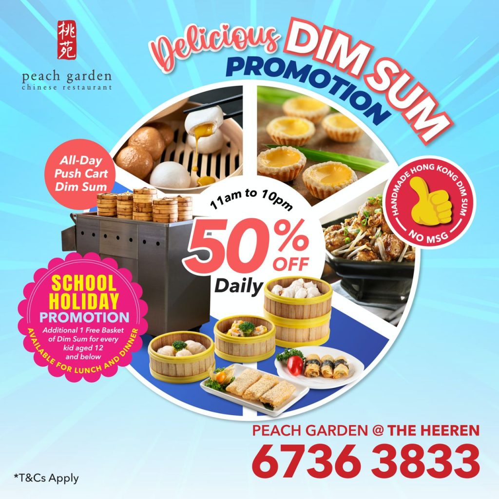 50% OFF PUSH CART DIM SUM ALL DAY EVERYDAY, PLUS FREE DIM SUM FOR KIDS ...
