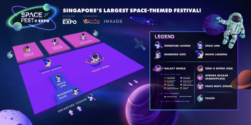SPACE FEST: FREE INDOOR SPACE-THEMED CARNIVAL AT EXPO WITH FUNFAIR ...