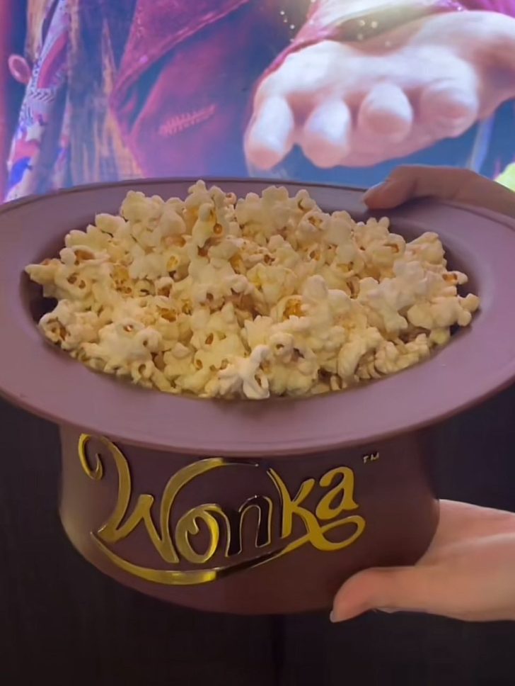 LIMITED-EDITION WONKA HAT POPCORN BUCKET AT ALL GOLDEN VILLAGE CINEMAS ...
