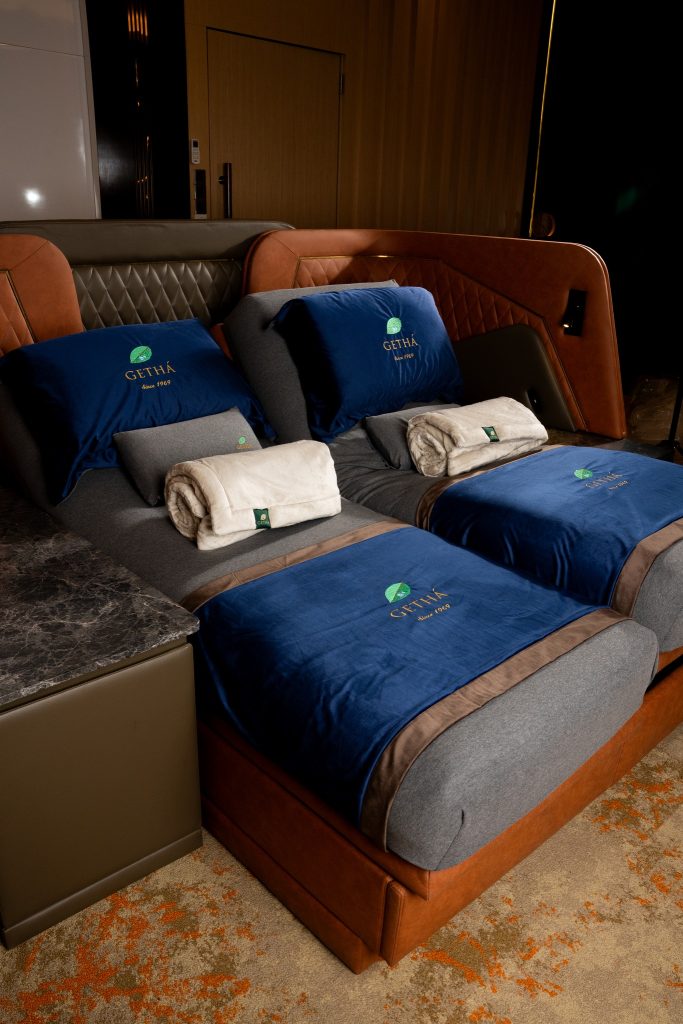 LUXE CINEMA IN JB WITH PRIVATE “BED” SEATS, PILLOWS, BLANKETS, SLIPPERS ...