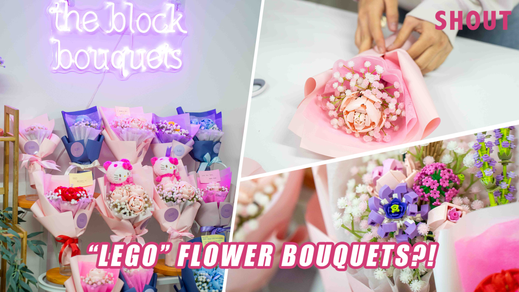 THIS FLORIST IN SINGAPORE SELLS “LEGO” BOUQUETS MADE WITH BRICK ...