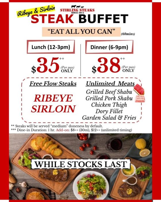 POPULAR PREMIUM STEAK BUFFET IS BACK WITH UNLIMITED RIBEYE, SIRLOIN ...