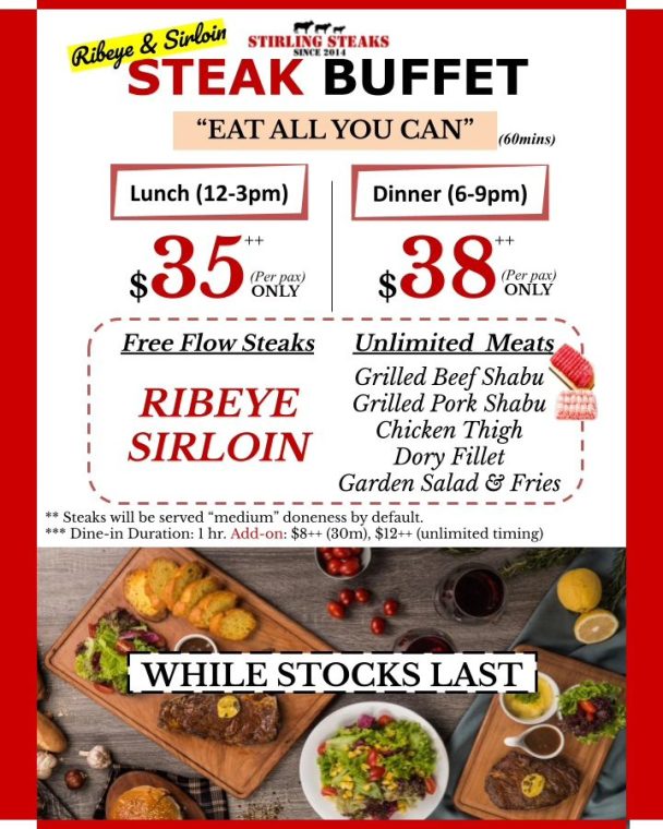 POPULAR PREMIUM STEAK BUFFET IS BACK WITH UNLIMITED RIBEYE, SIRLOIN ...