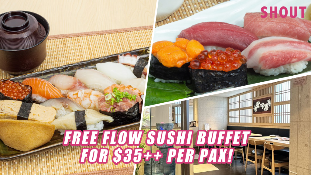 UNLIMITED SUSHI BUFFET FOR $35++ PER PERSON WITH PREMIUM MAGURO, ABURI ...