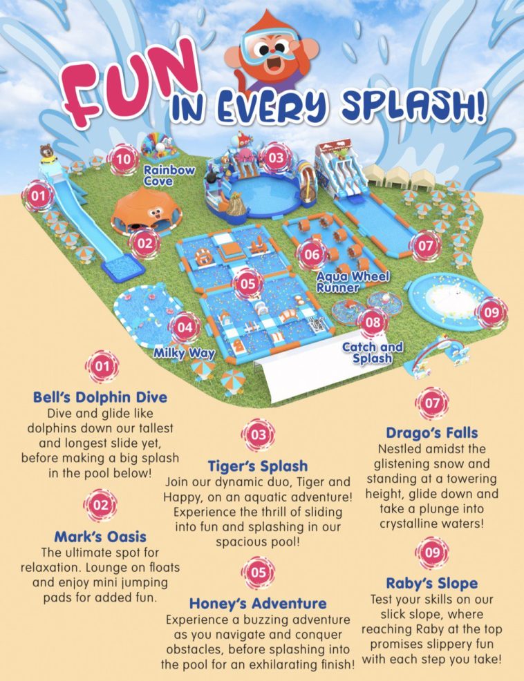 SPLASHTOPIA: FIRST-EVER MEGA INFLATABLE WATER PARK OPENS AT SENTOSA ...