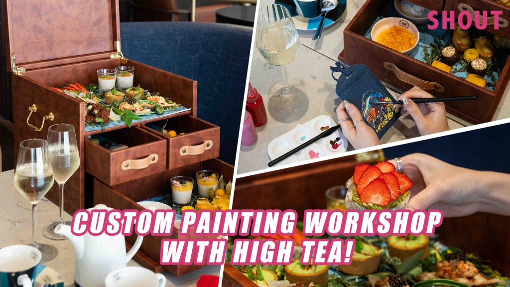 SPRING-INSPIRED HIGH TEA FROM A GIANT CHEST HAS DRAWERS FILLED WITH ...