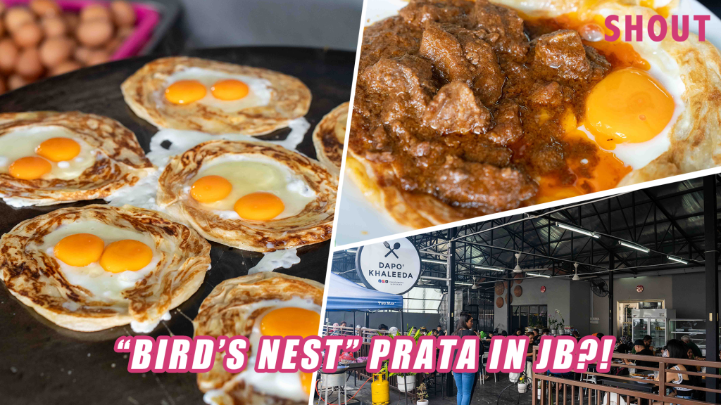 VIRAL “BIRD’S NEST” PRATA IN JB WITH NEST-SHAPED EGG PRATAS FOR UNDER ...