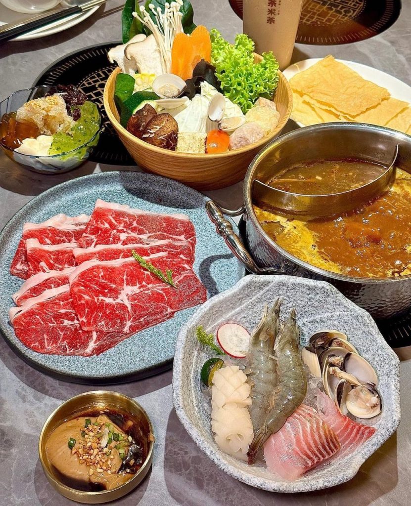 $9 HOTPOT SET WITH BEEF OR SEAFOOD PLATTER PLUS FREE FLOW LU ROU FAN ...