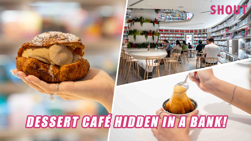 THIS DESSERT CAFÉ HIDDEN IN A BANK HAS SOFT SERVE STUFFED “CREAM PUFFS ...