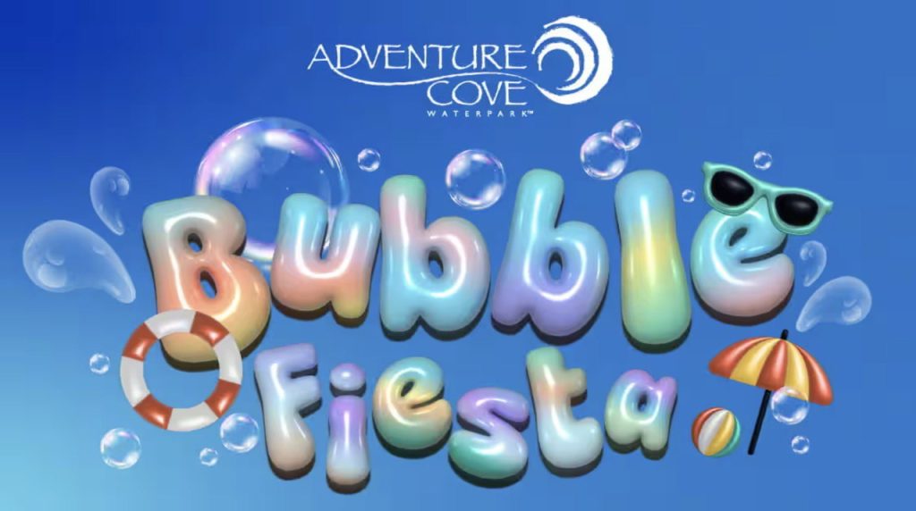 LARGEST WATERPARK BUBBLE FIESTA AT ADVENTURE COVE WITH GIANT INFLATABLE ...