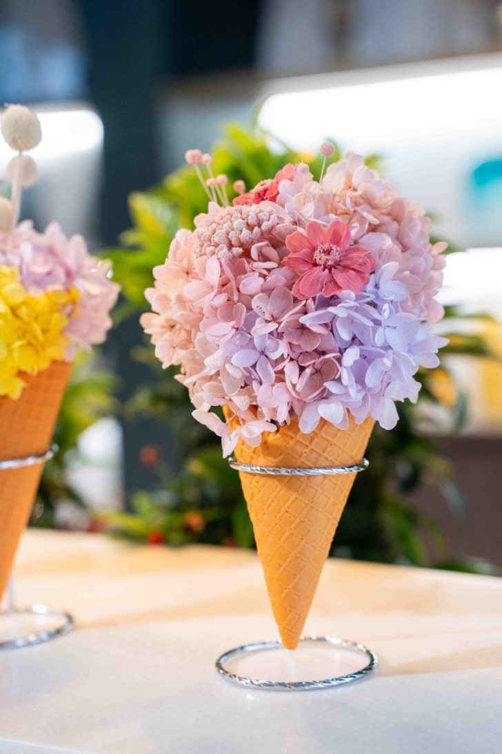 THIS FLORIST IN SINGAPORE SELLS QUIRKY “ICE CREAM” CONE FLOWER BOUQUETS ...