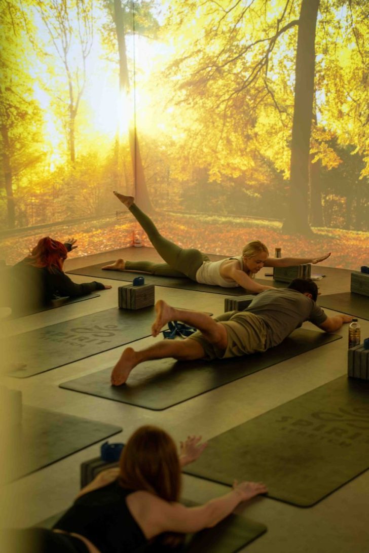 SPIRIT STRETCH: FIRST-EVER IMMERSIVE YOGA STUDIO LETS YOU WORK OUT ...