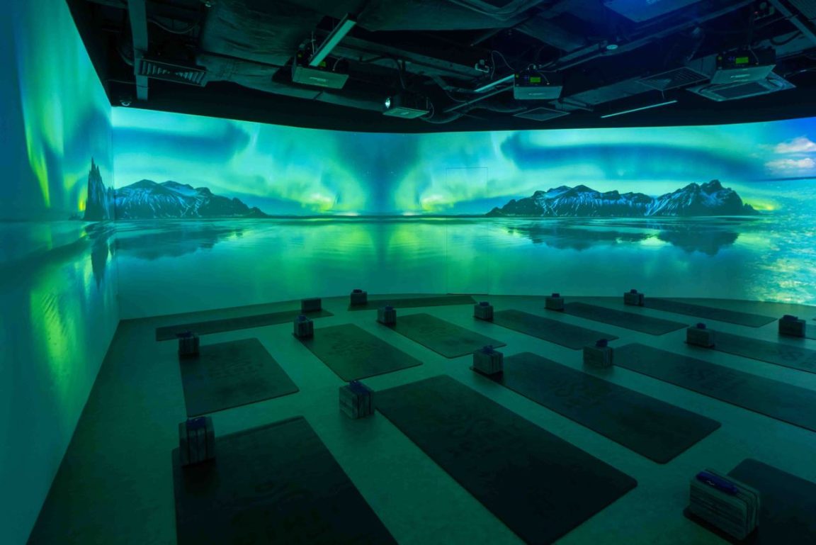 SPIRIT STRETCH: FIRST-EVER IMMERSIVE YOGA STUDIO LETS YOU WORK OUT ...