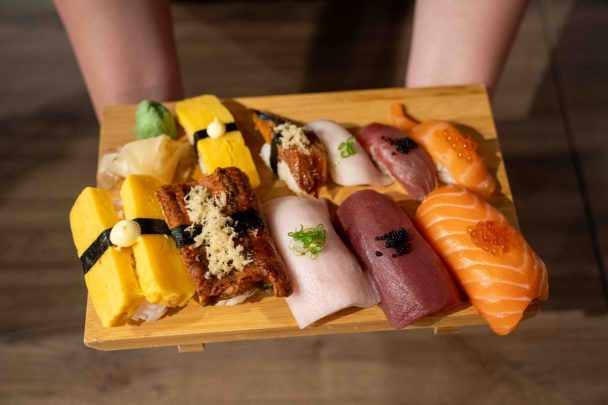 JUMBO-SIZED XXL SUSHI PLATTERS WITH SUSHI AS BIG AS THE PALM OF YOUR ...