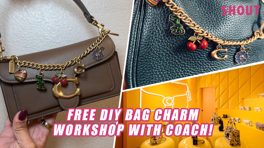 FREE DIY COACH BAG CHARM-MAKING WORKSHOP AT THE COACH PLAY SHOPHOUSE, NO SPENDING REQUIRED! - Shout