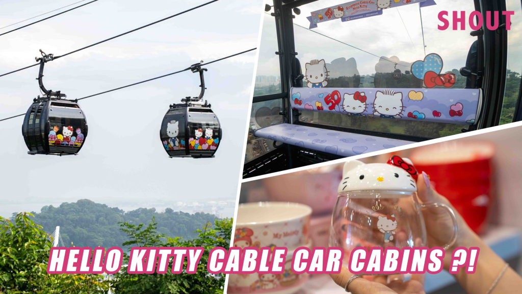 HELLO KITTY CABLE CAR CABIN RIDES IN SINGAPORE, EXCLUSIVE HELLO KITTY ...