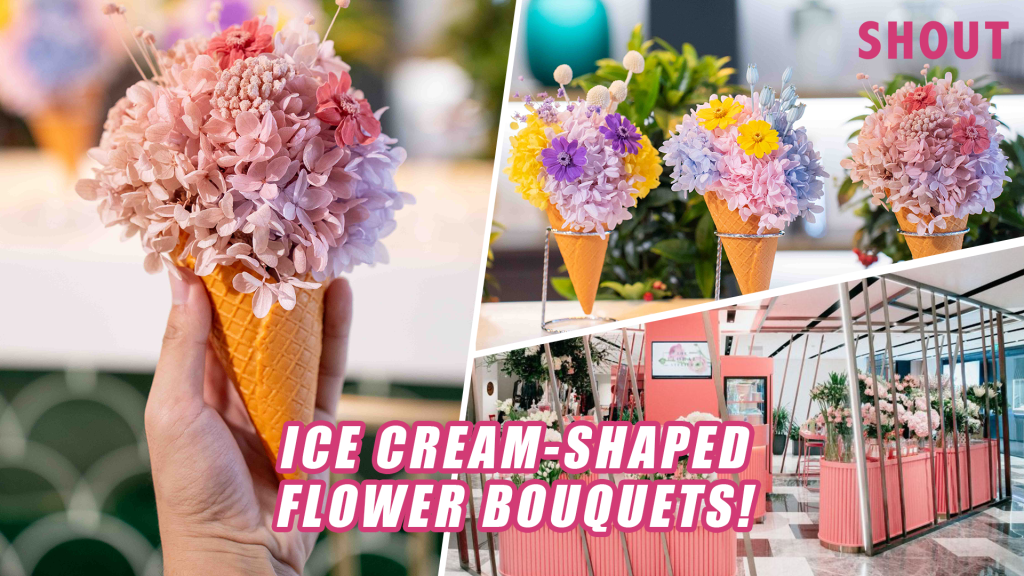 THIS FLORIST IN SINGAPORE SELLS QUIRKY “ICE CREAM” CONE FLOWER BOUQUETS ...