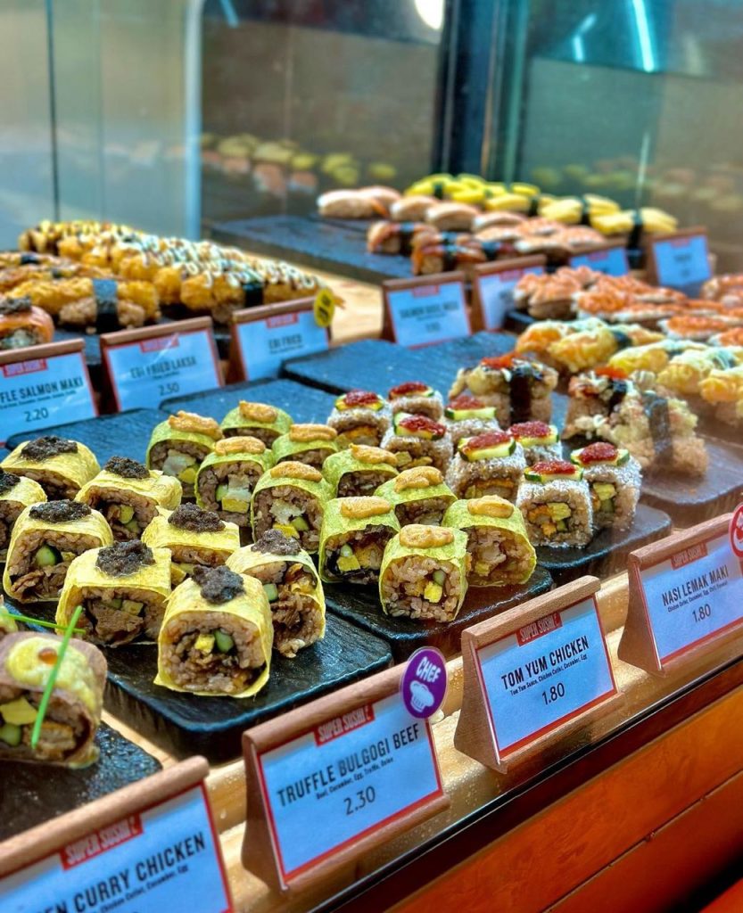 HALAL MIX & MATCH SUSHI KIOSK IN TAMPINES MALL HAS UNIQUE SUSHI ...