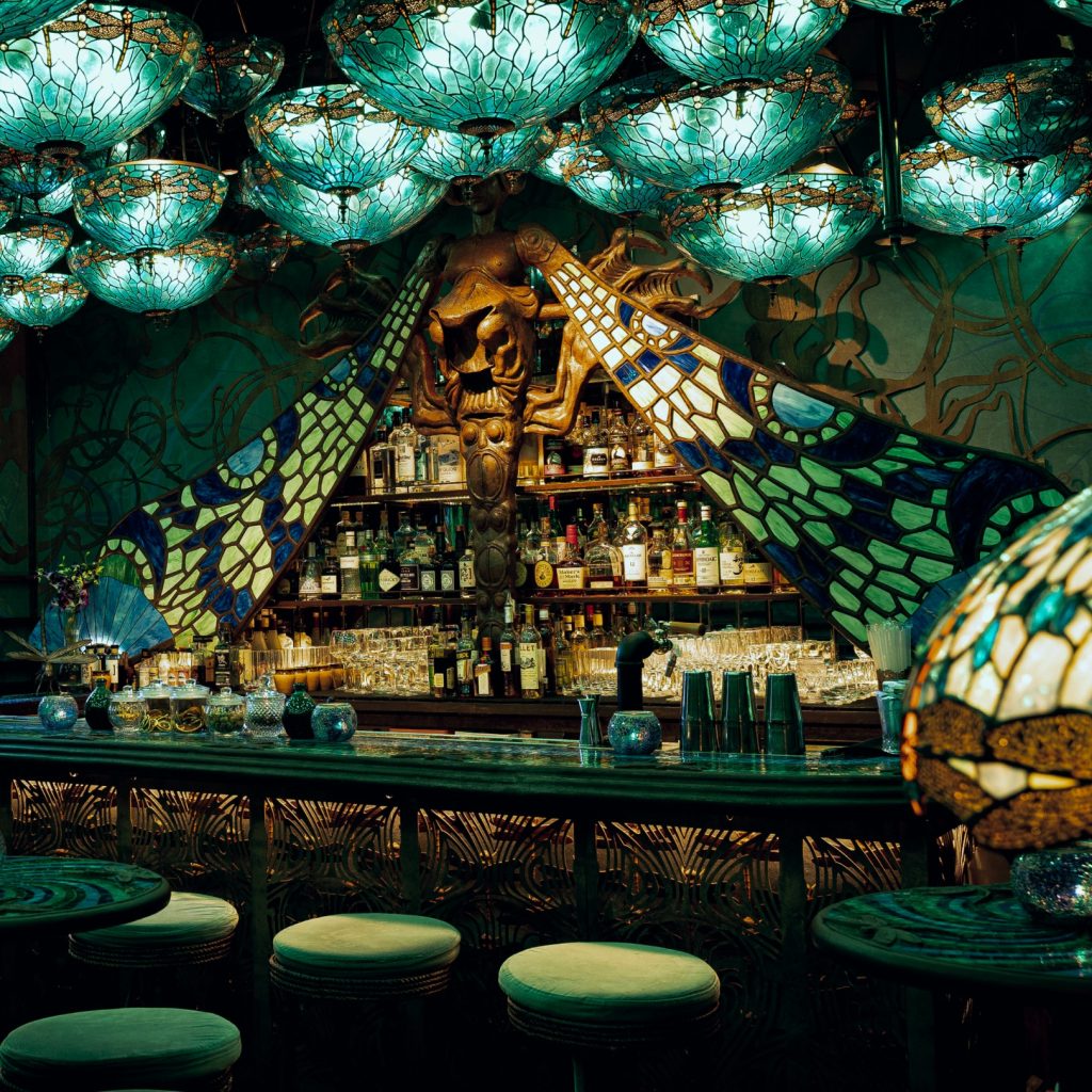 DREAMY FAIRY-INSPIRED COCKTAIL BAR IN SINGAPORE WITH BAR COUNTER SHAPED ...
