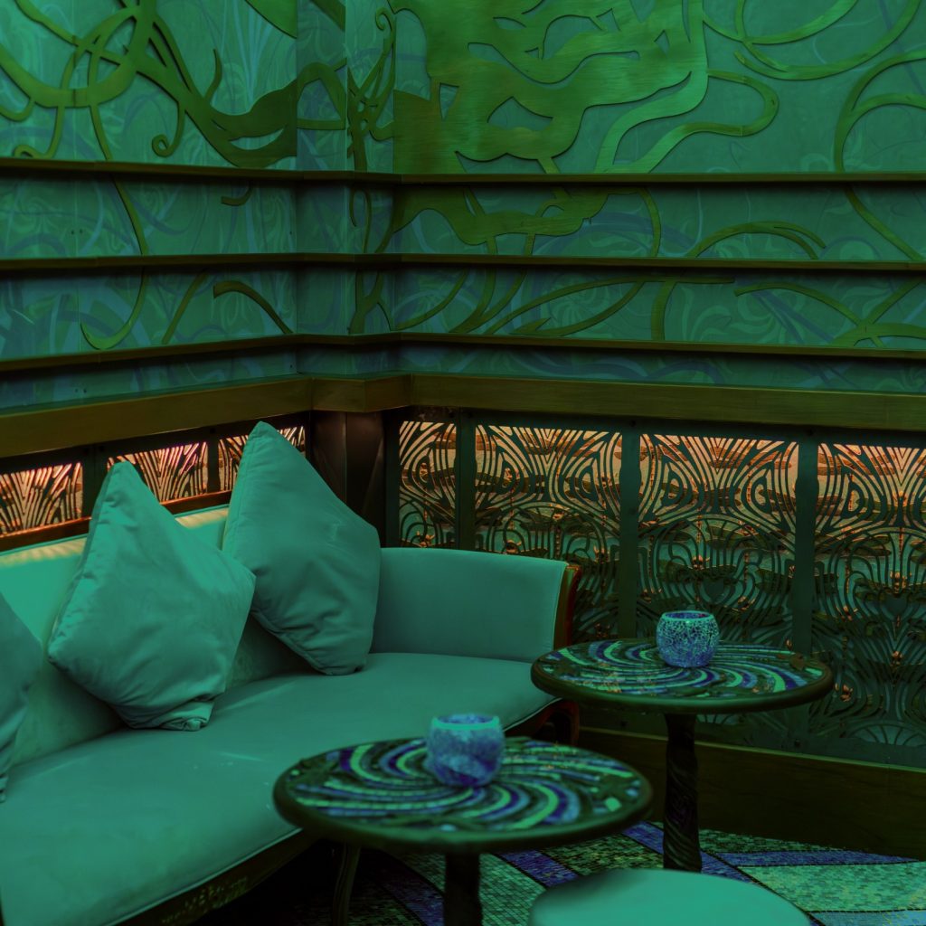 DREAMY FAIRY-INSPIRED COCKTAIL BAR IN SINGAPORE WITH BAR COUNTER SHAPED ...