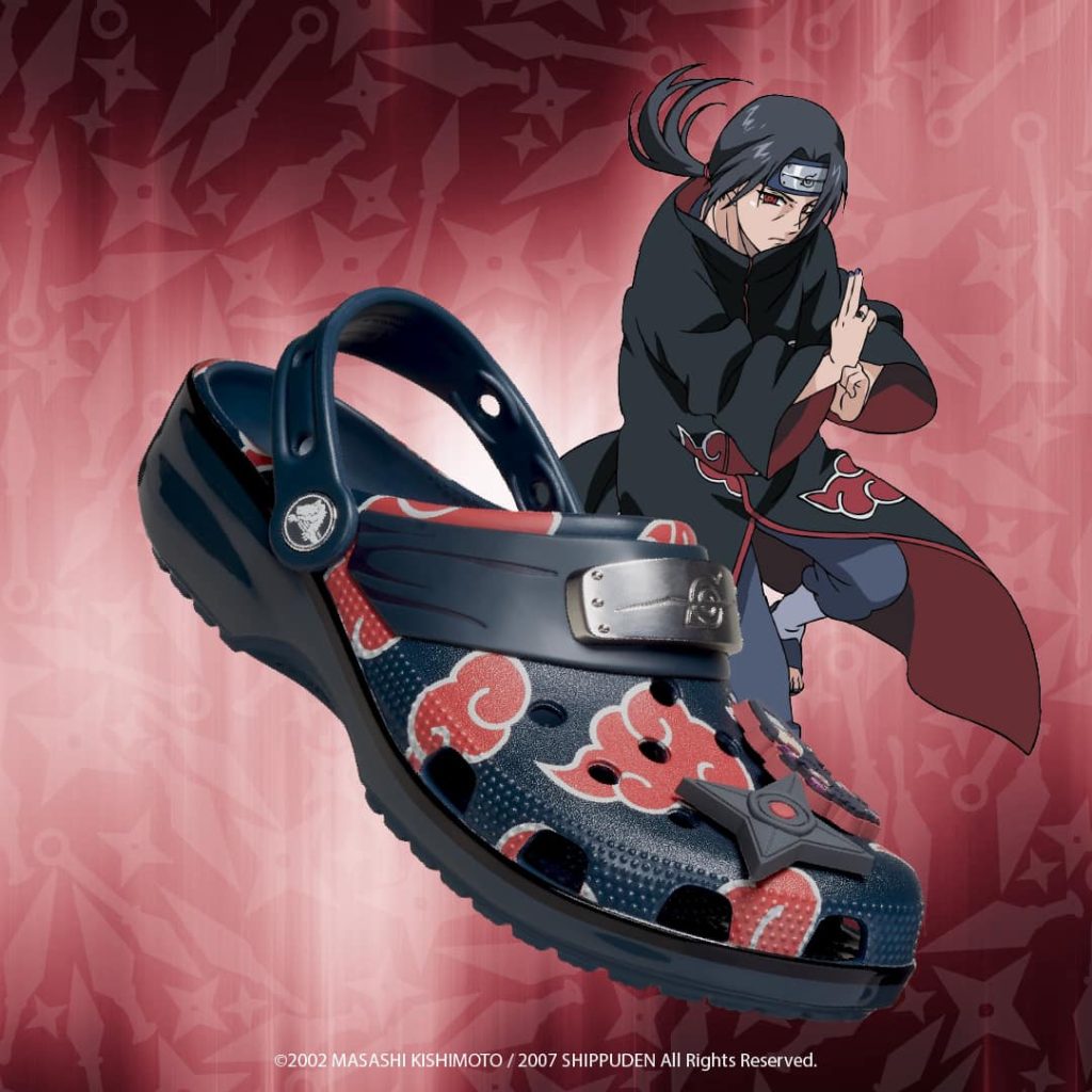 NEW NARUTO X CROCS CLOG COLLECTION WITH SHURIKEN & SHARINGAN CHARMS ...