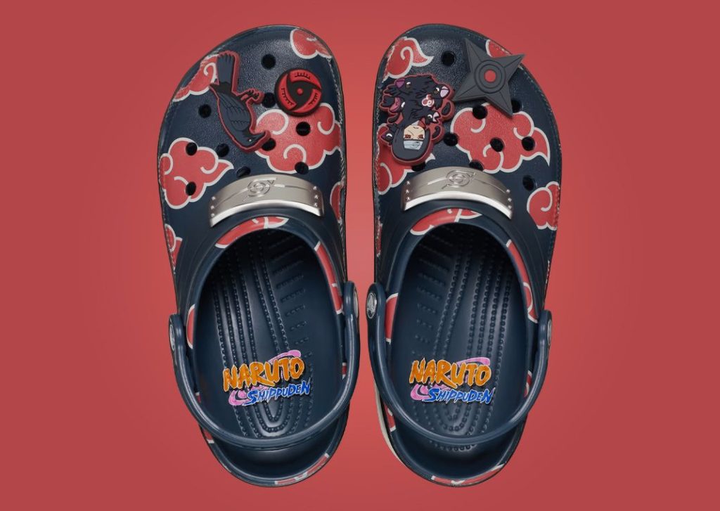 NEW NARUTO X CROCS CLOG COLLECTION WITH SHURIKEN & SHARINGAN CHARMS ...