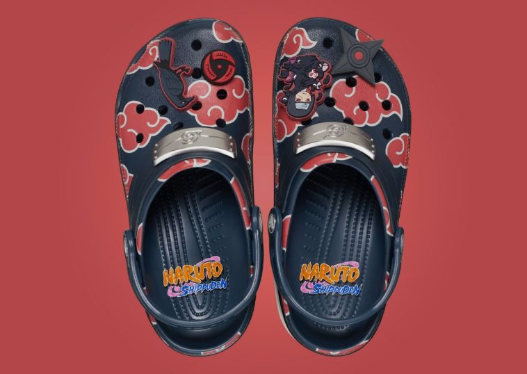 NEW NARUTO X CROCS CLOG COLLECTION WITH SHURIKEN & SHARINGAN CHARMS ...