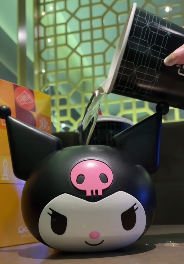 NEW KUROMI DRINK TUMBLER SET AT GOLDEN VILLAGE INCLUDES LARGE POPCORN ...