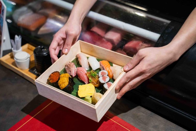 SUSHI “BENTO BOX” OMAKASE BUFFET WITH UNLIMITED TORO, HOTATE, IKURA ...