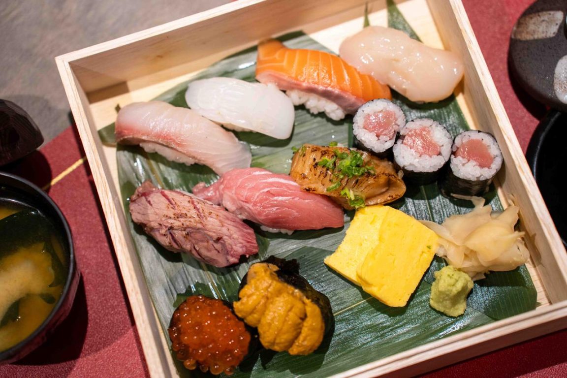 SUSHI “BENTO BOX” OMAKASE BUFFET WITH UNLIMITED TORO, HOTATE, IKURA ...