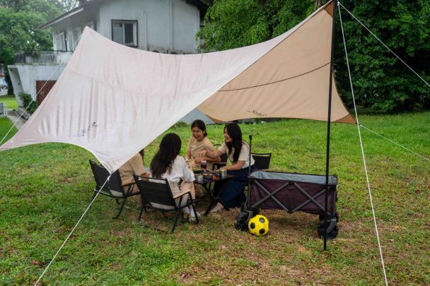 NOMADS: DINE IN ACTUAL TENTS AT THIS COSY 2-STOREY CAMPING CAFÉ HIDDEN ...