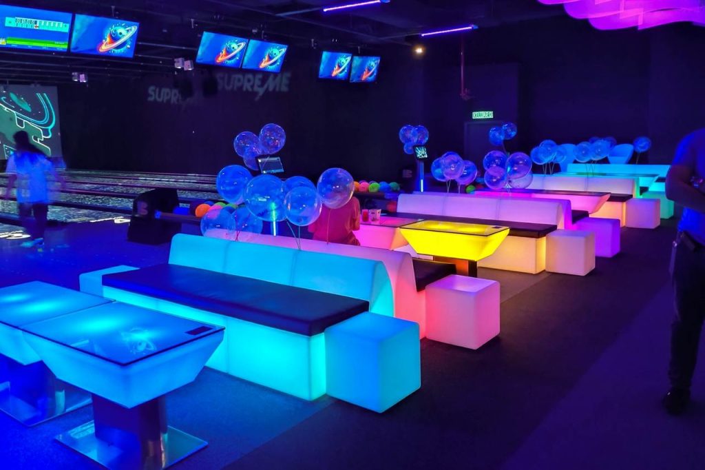 NEW GLOW-IN-THE-DARK BOWLING ALLEY IN JOHOR BAHRU WITH INTERACTIVE AR ...