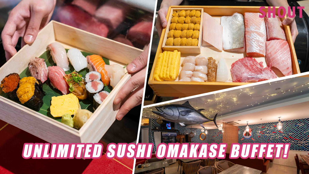 SUSHI “BENTO BOX” OMAKASE BUFFET WITH UNLIMITED TORO, HOTATE, IKURA ...