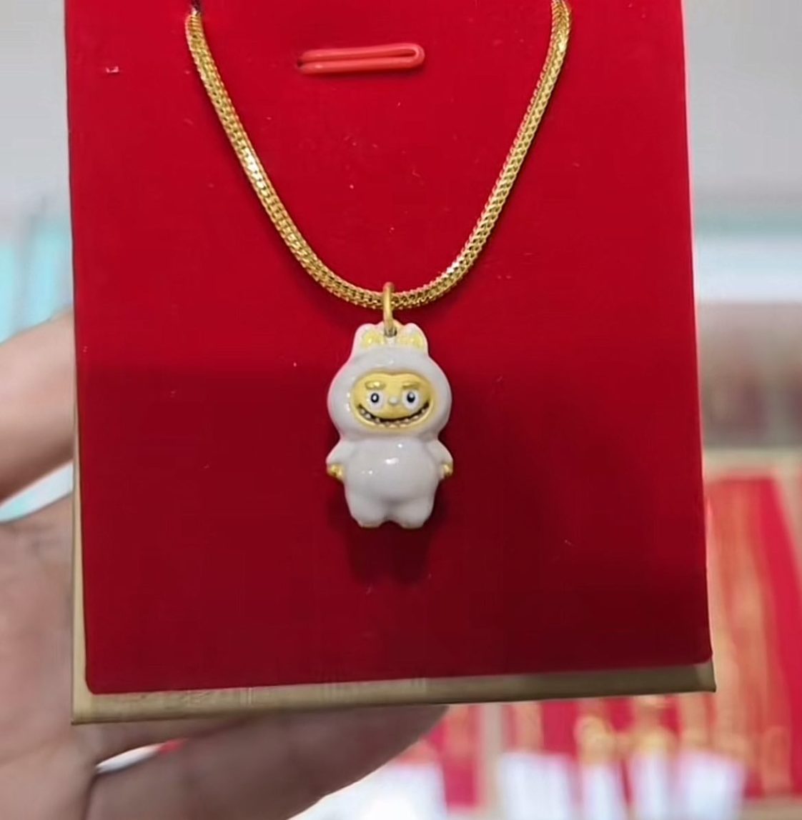 CUSTOM 24K GOLD LABUBU CHARMS & PENDANTS AT THIS JEWELLERY STORE IN ...