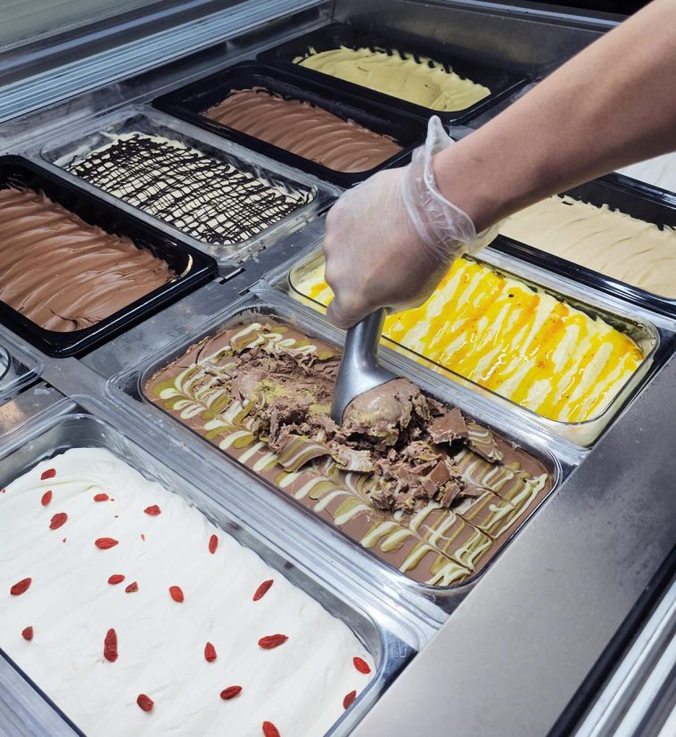 NEW FIRST-EVER DUBAI CHOCOLATE KUNAFA GELATO IN SINGAPORE AT ALL BURNT ...
