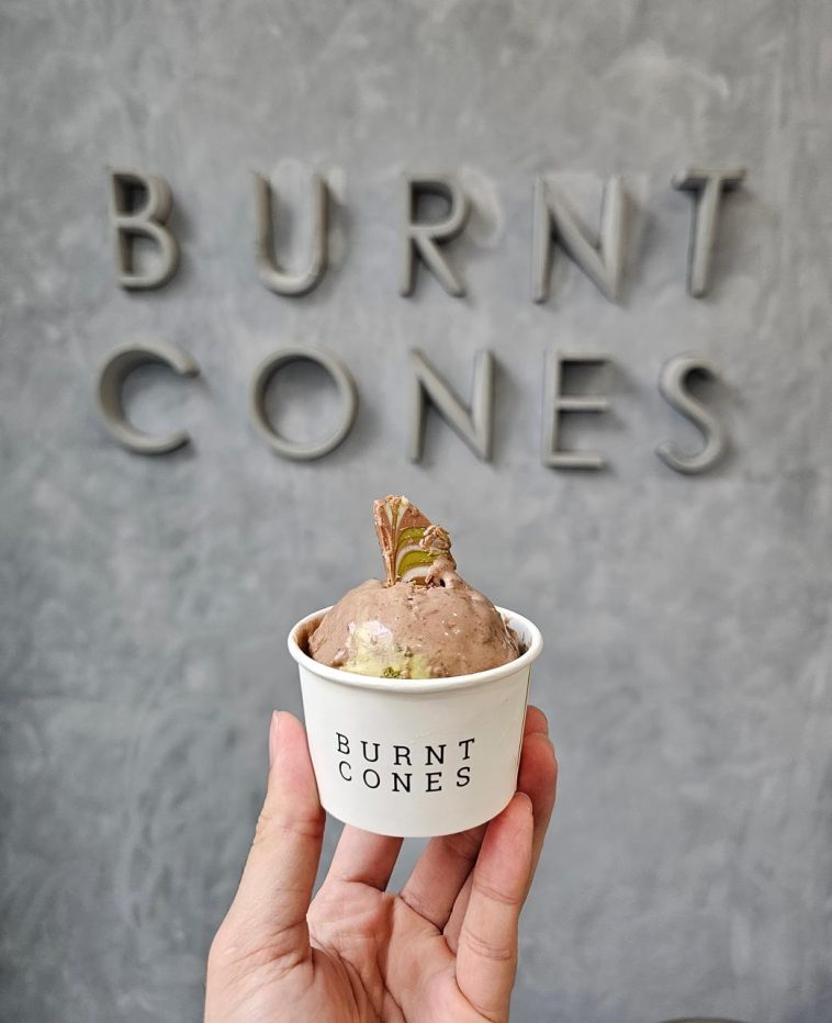 NEW FIRST-EVER DUBAI CHOCOLATE KUNAFA GELATO IN SINGAPORE AT ALL BURNT ...