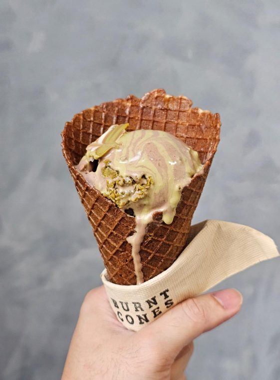 NEW FIRST-EVER DUBAI CHOCOLATE KUNAFA GELATO IN SINGAPORE AT ALL BURNT ...