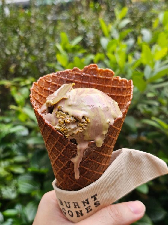 NEW FIRST-EVER DUBAI CHOCOLATE KUNAFA GELATO IN SINGAPORE AT ALL BURNT ...