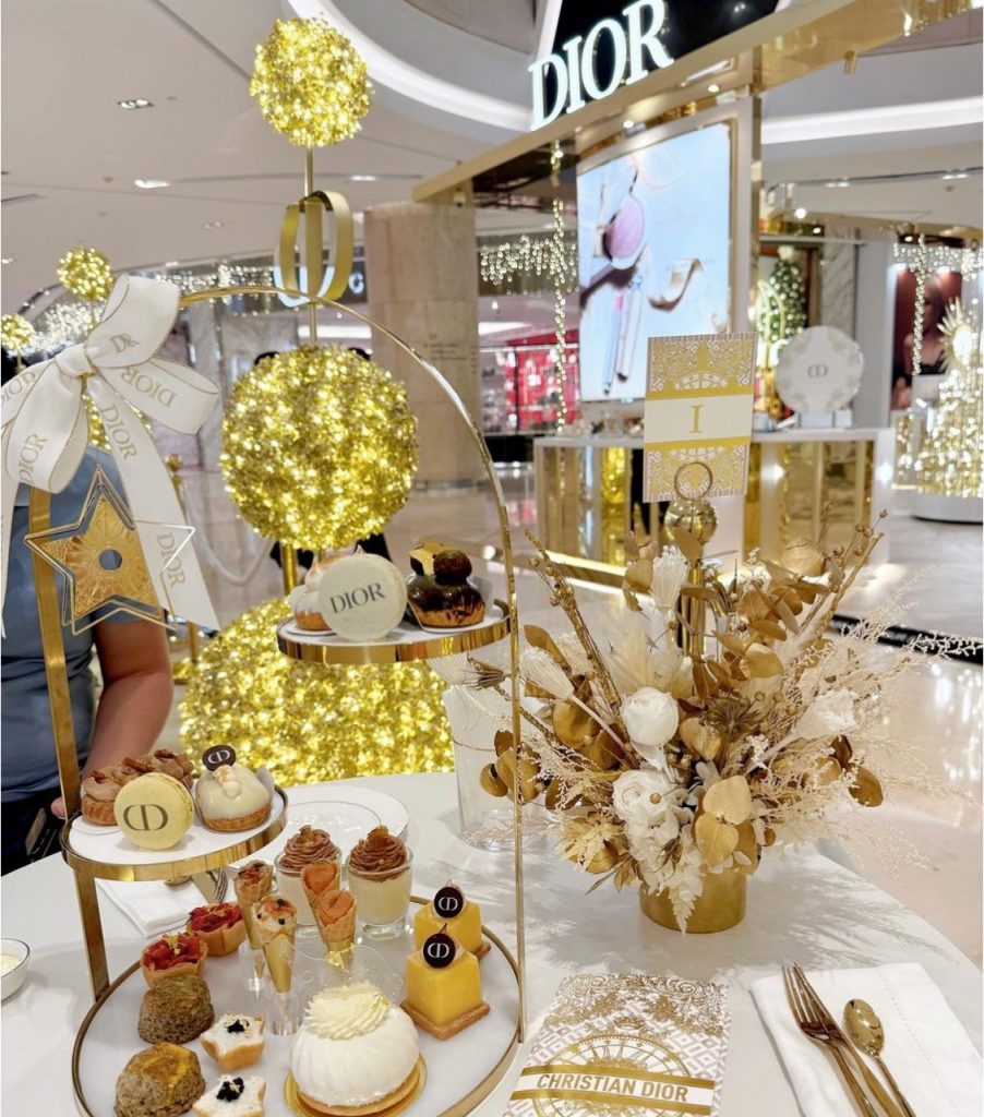 DIOR CAFÉ POP-UP AT ION ORCHARD WITH DIOR-INSPIRED HIGH TEA , ÉCLAIRS & MACARONS TILL 2ND ...